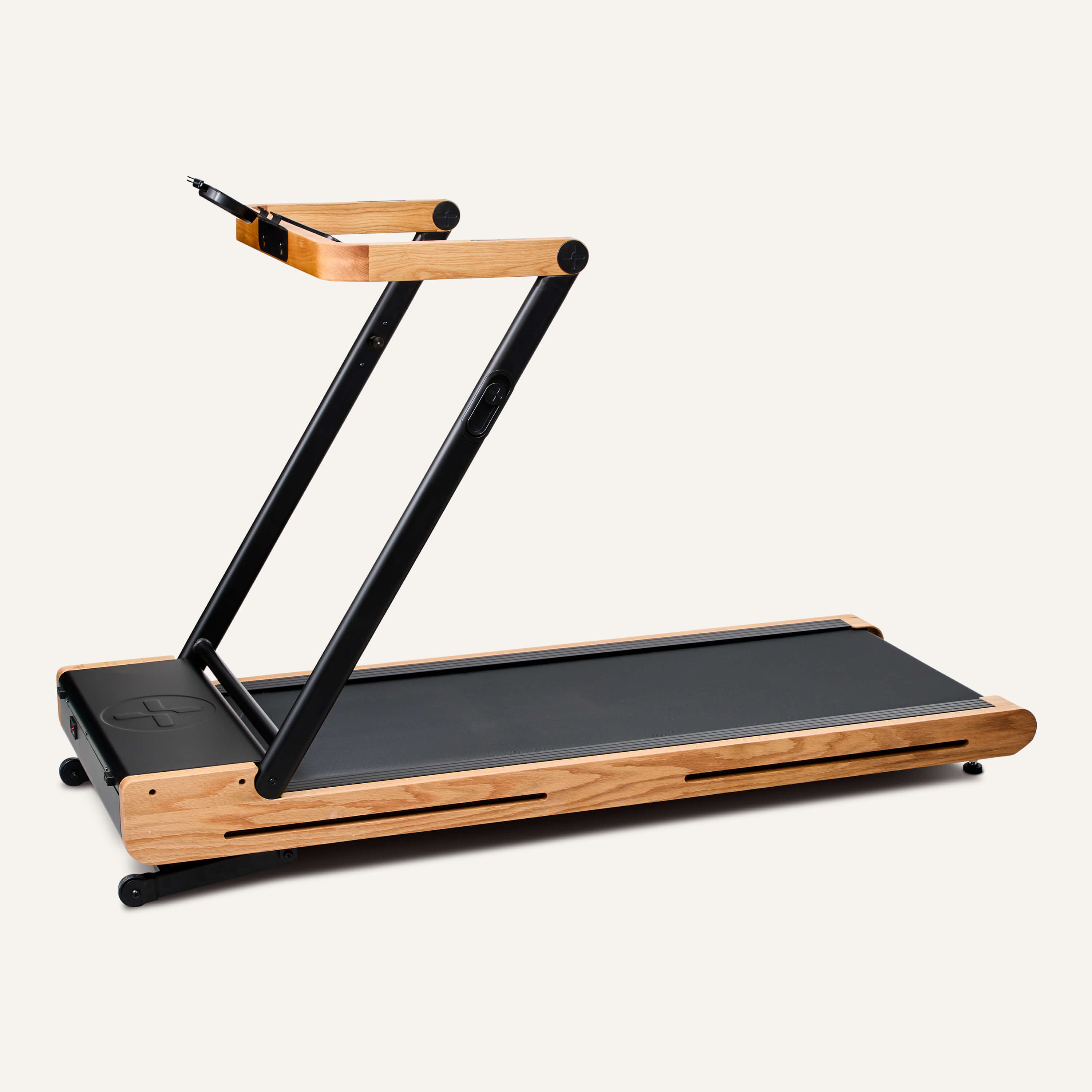 Folding Z-treadmill made of wood (oak) | SP-TM-1800-iE | SportPlus